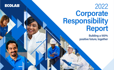 Ecolab publie son Rapport de Développement Durable 2022